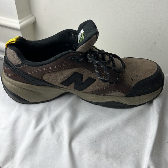 New Balance | Shoes | New Balance Brown 627 Steel Toe Sneakers Size 3 ...
